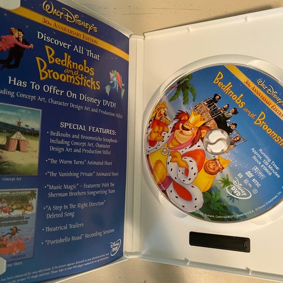 Disney | Media | Disneys Bedknobs And Broomsticks Dvd | Poshmark